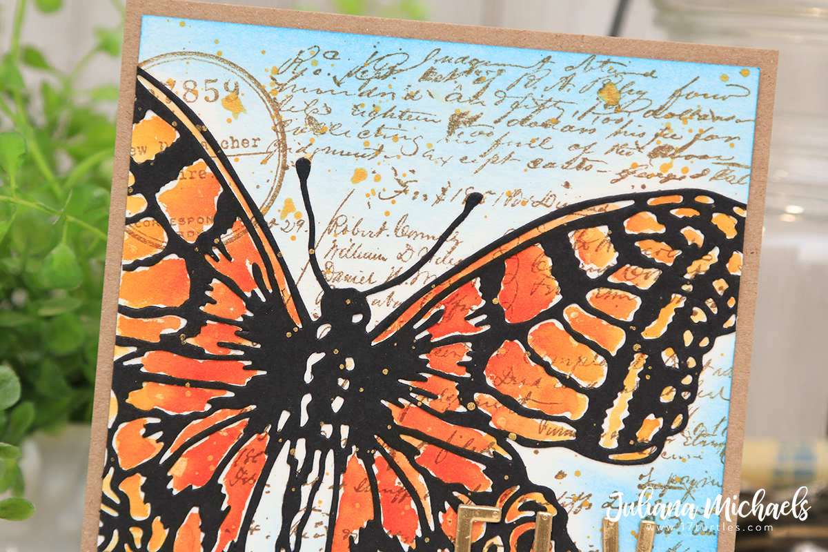 Don't Forget To Fly Card | Tim Holtz Butterfly Perspective ...