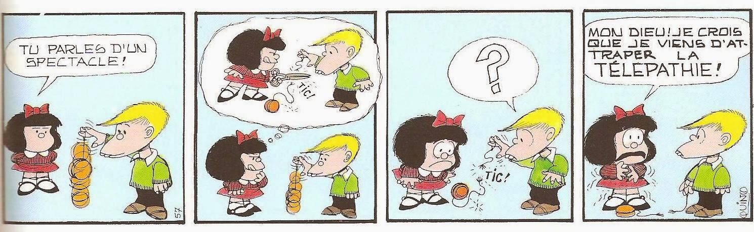 Le coin des bulles: Télépathie...?