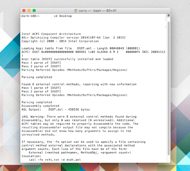 How to edit your own DSDT with MaciASL