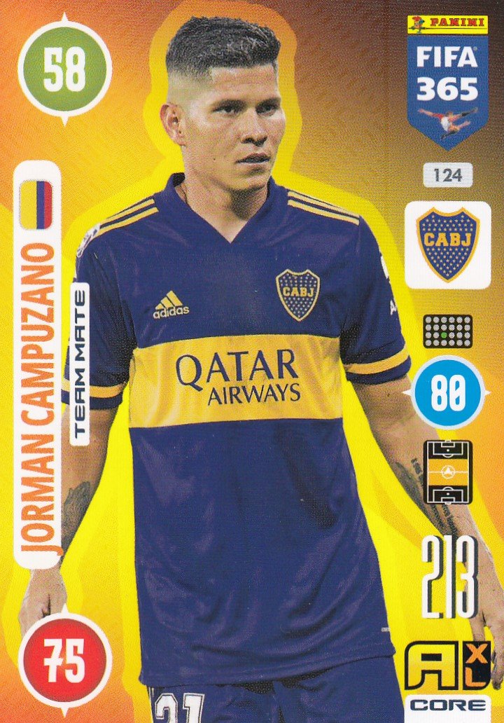 Trading Card Hub.UK: Panini Adrenalyn XL FIFA 365 2021 Boca Juniors Set