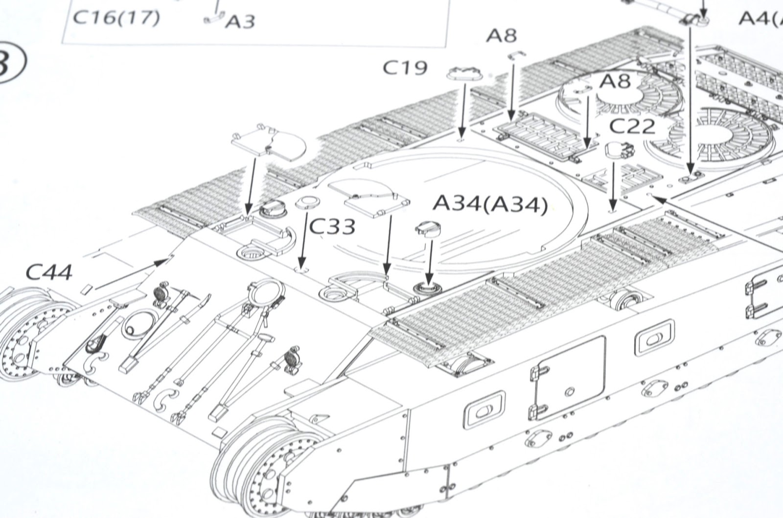 The Modelling News: Build Review: 35th scale ARL-44 Heavy French Tank ...