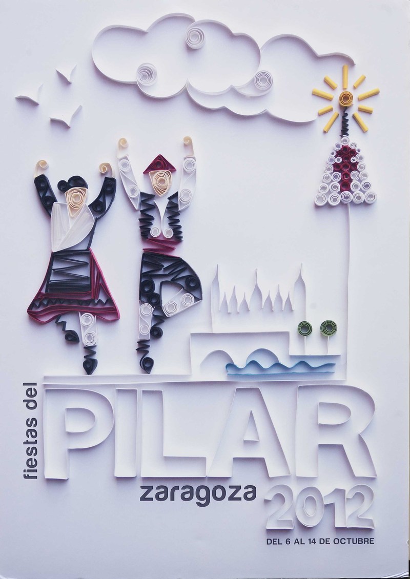 Cartel de las fiestas del Pilar 2012: Un ganador y 4 accésit entre 219 ...