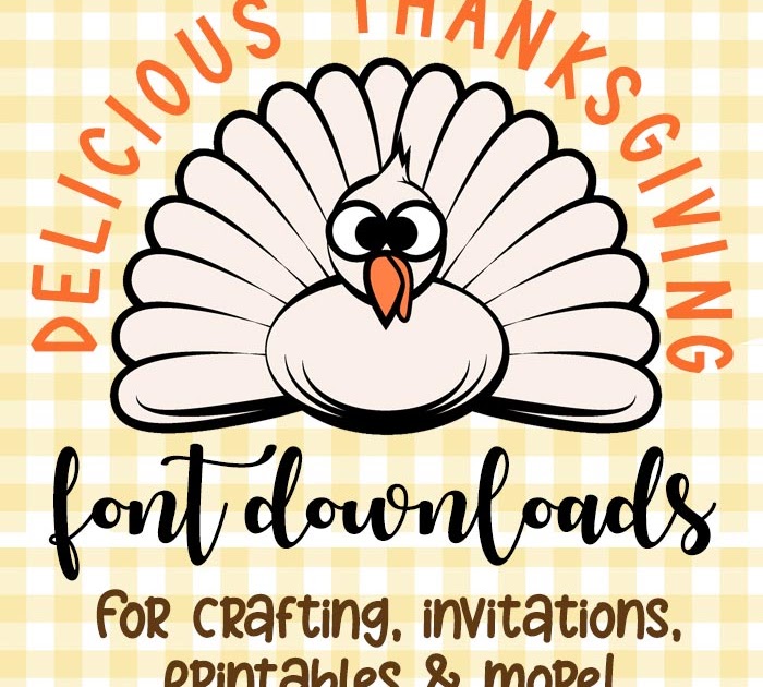25 Free Thanksgiving Fonts | i should be mopping the floor