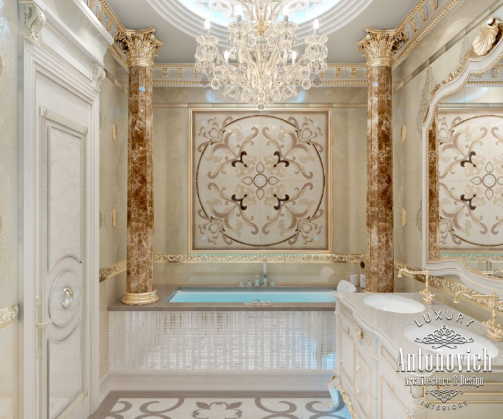 LUXURY ANTONOVICH DESIGN UAE: Bathroom design Dubai, Antonovich Design