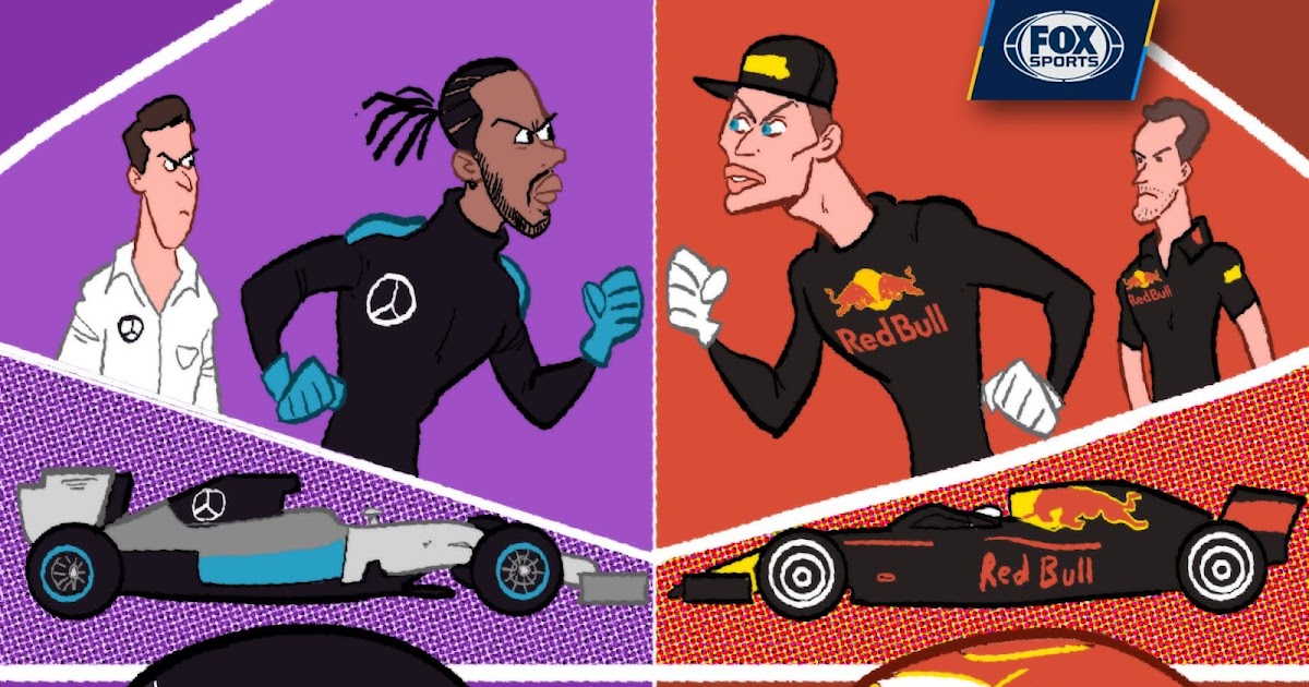 Omar Momani cartoons: Lewis Hamilton & Mercedes ⚔️ Red Bull & Max ...