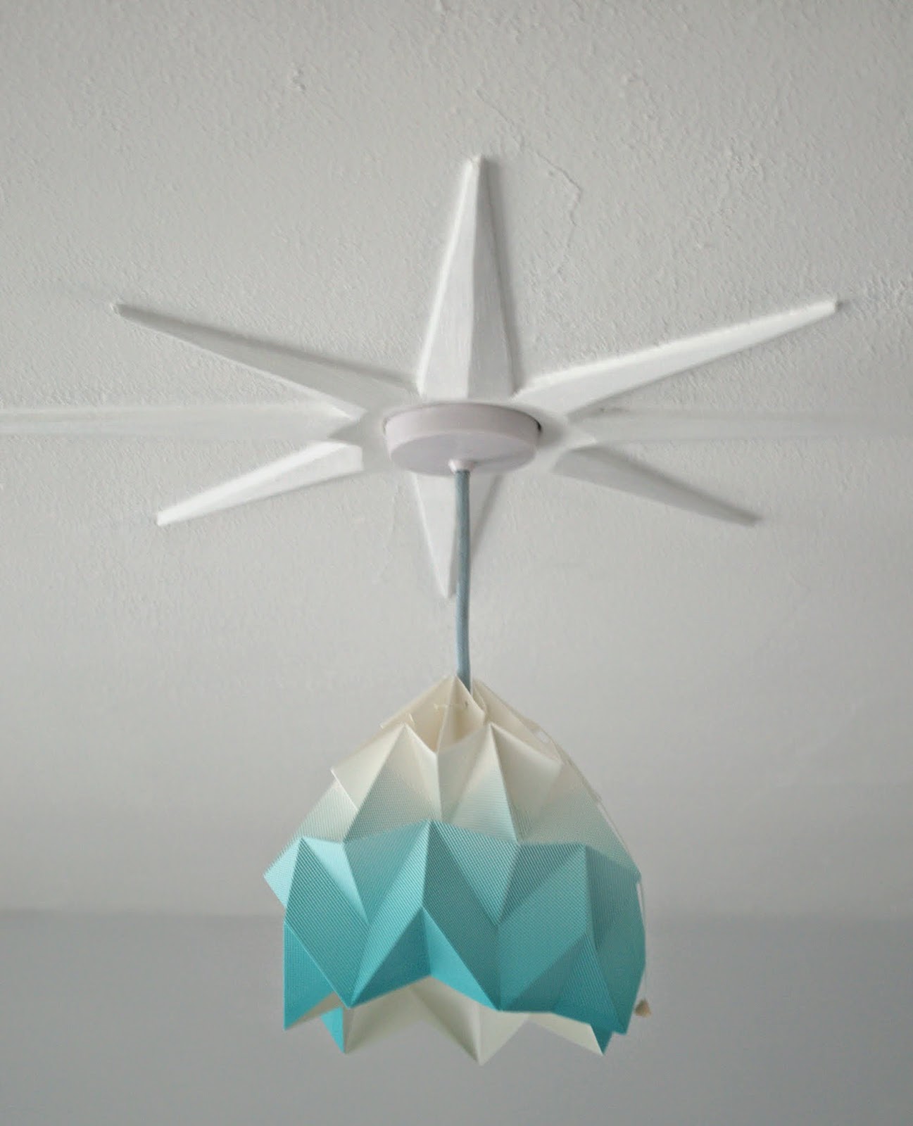 nostalgiecat: Starburst ceiling rose DIY: Adding a mid-century style ...