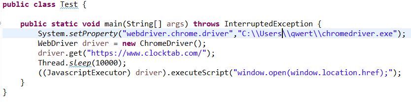 Automation Snippets/: How to open a duplicate window in selenium using ...