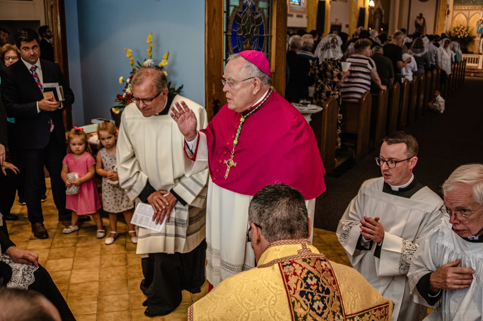 New Liturgical Movement: Abp Chaput Visits FSSP Parish
