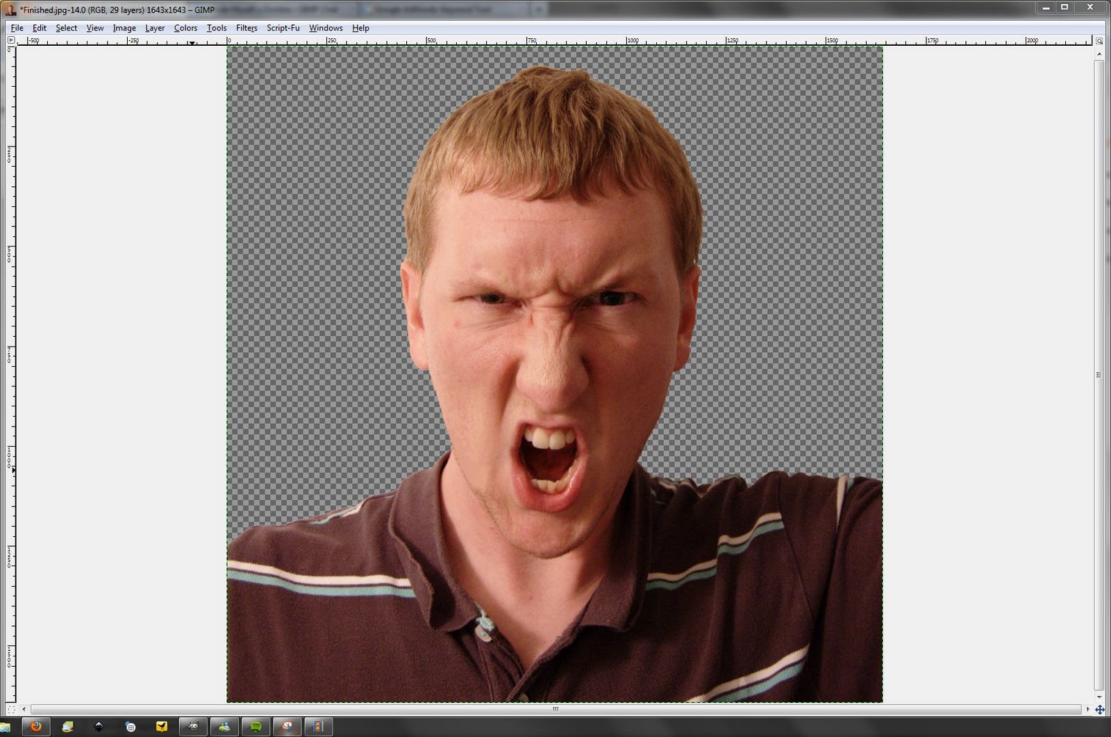 Gimped! Gimp Tutorials: Gimp Tutorial: How to Make a Zombie Using Gimp