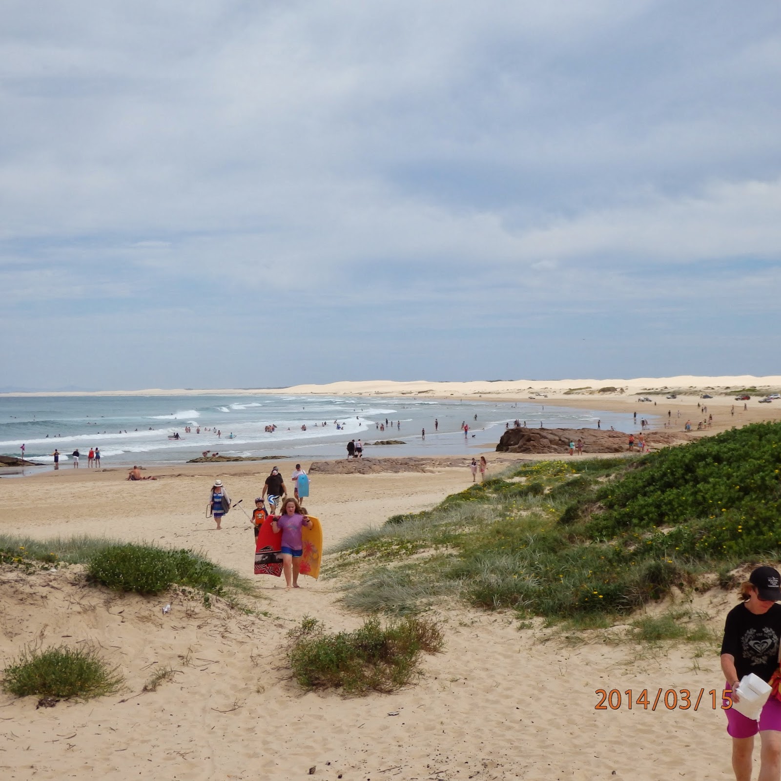Witchwae Returns to Big Island: Anna Bay northern end of Stockton beach
