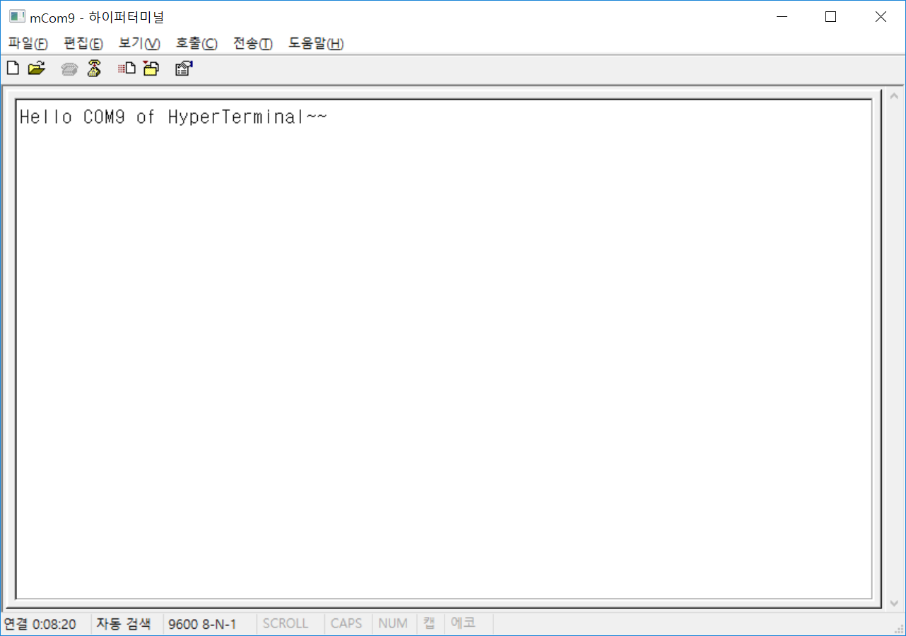 코드 조각android Java C Php Javascript Delphi C C 가상 포트를 이용한 시리얼serial 통신 하기