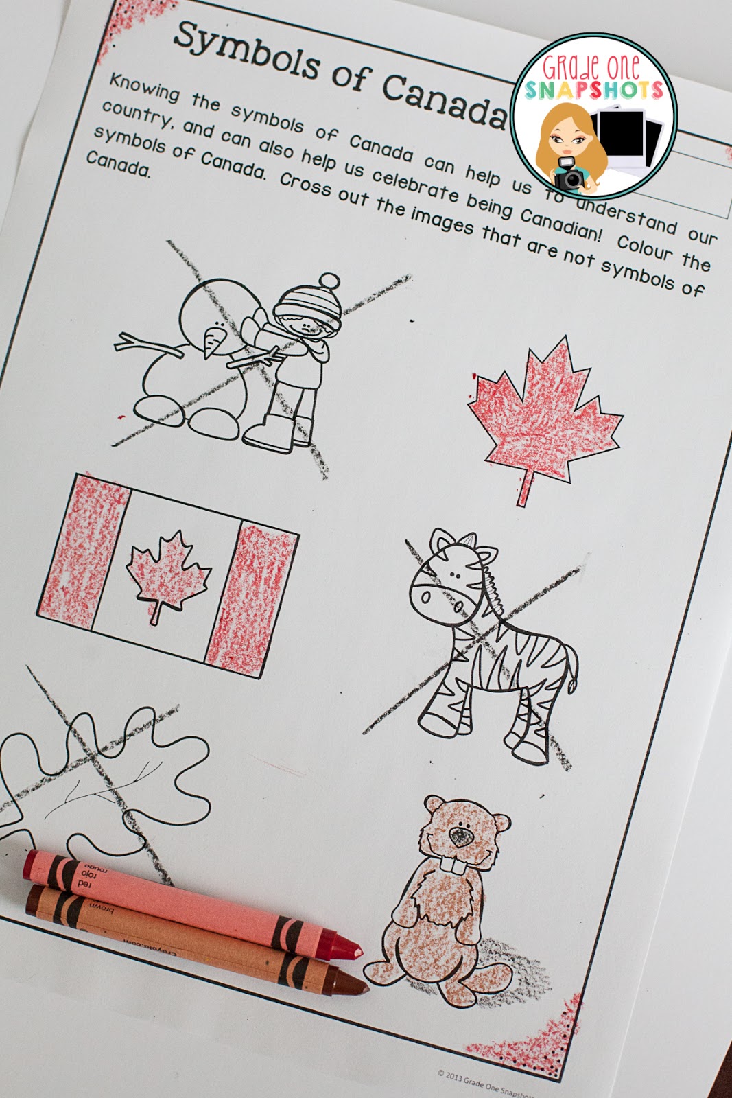 Grade One Snapshots: Learning about Canada