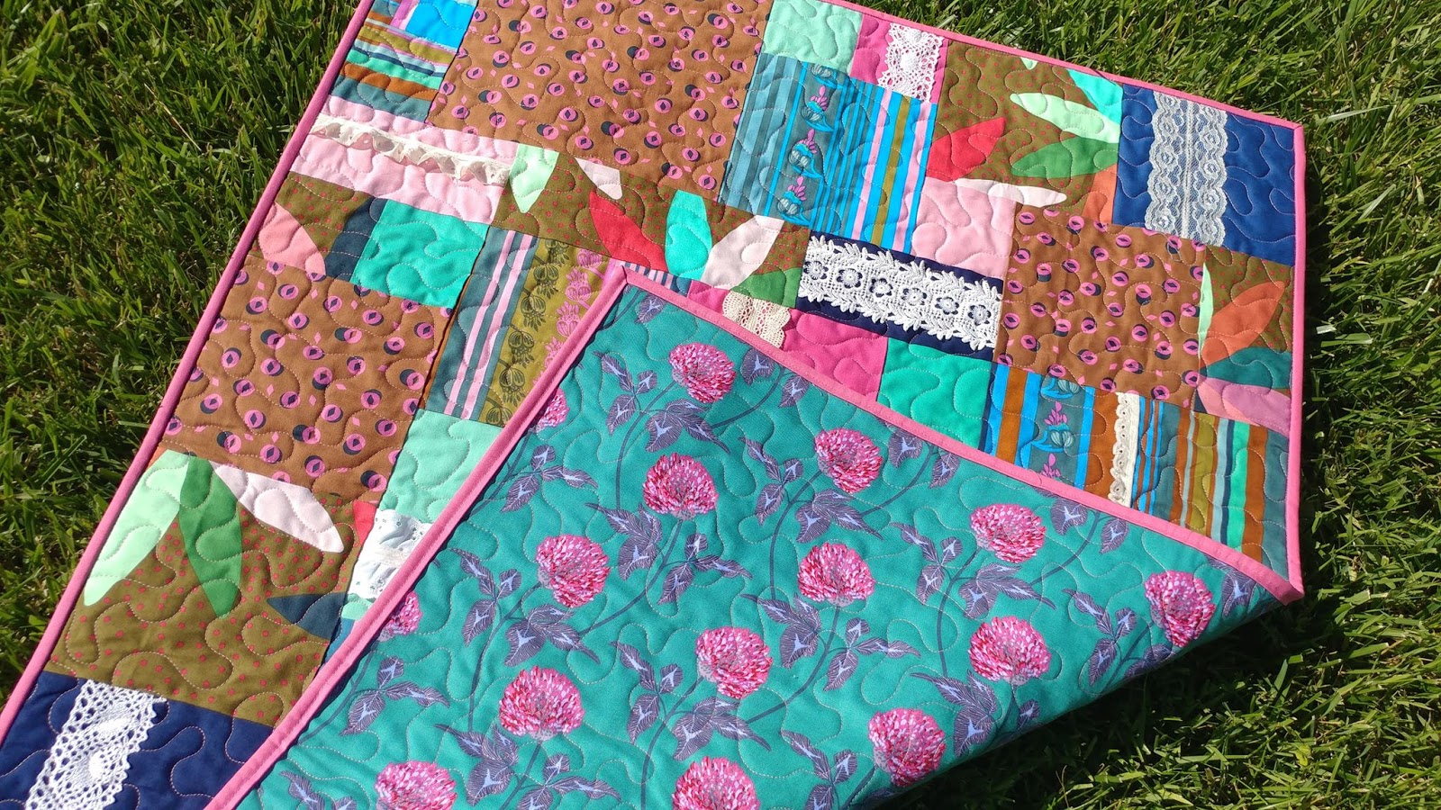 Slice of Pi Quilts: Boho Chic Baby Quilt