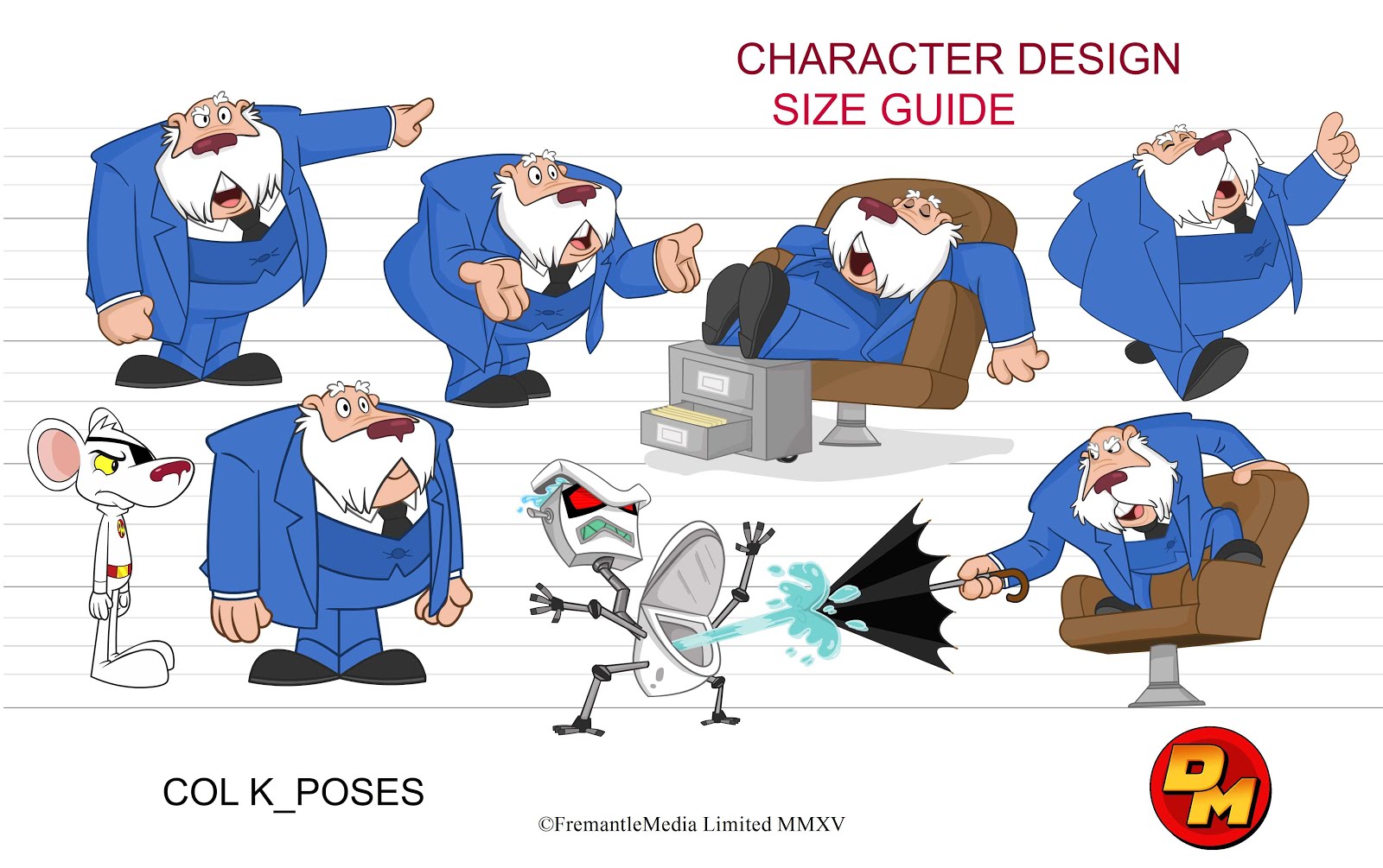 shane cooney: DANGER MOUSE CHARACTER DESIGN