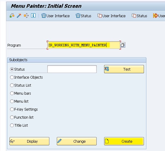 Amarmn.com - SAP ABAP, SAP UI5, SAP Fiori: WORKING WITH MENU PAINTER