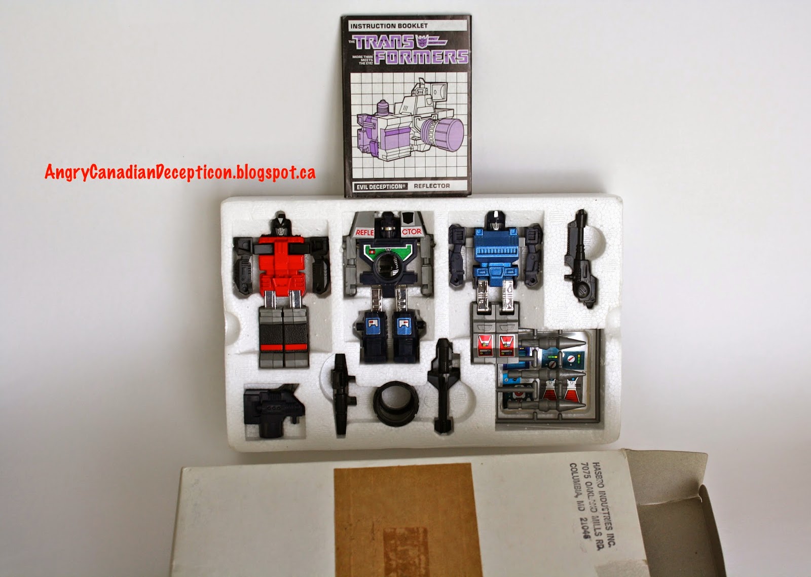 A Transformers Blog - My Life In Collecting: G1 Reflector Mail Away