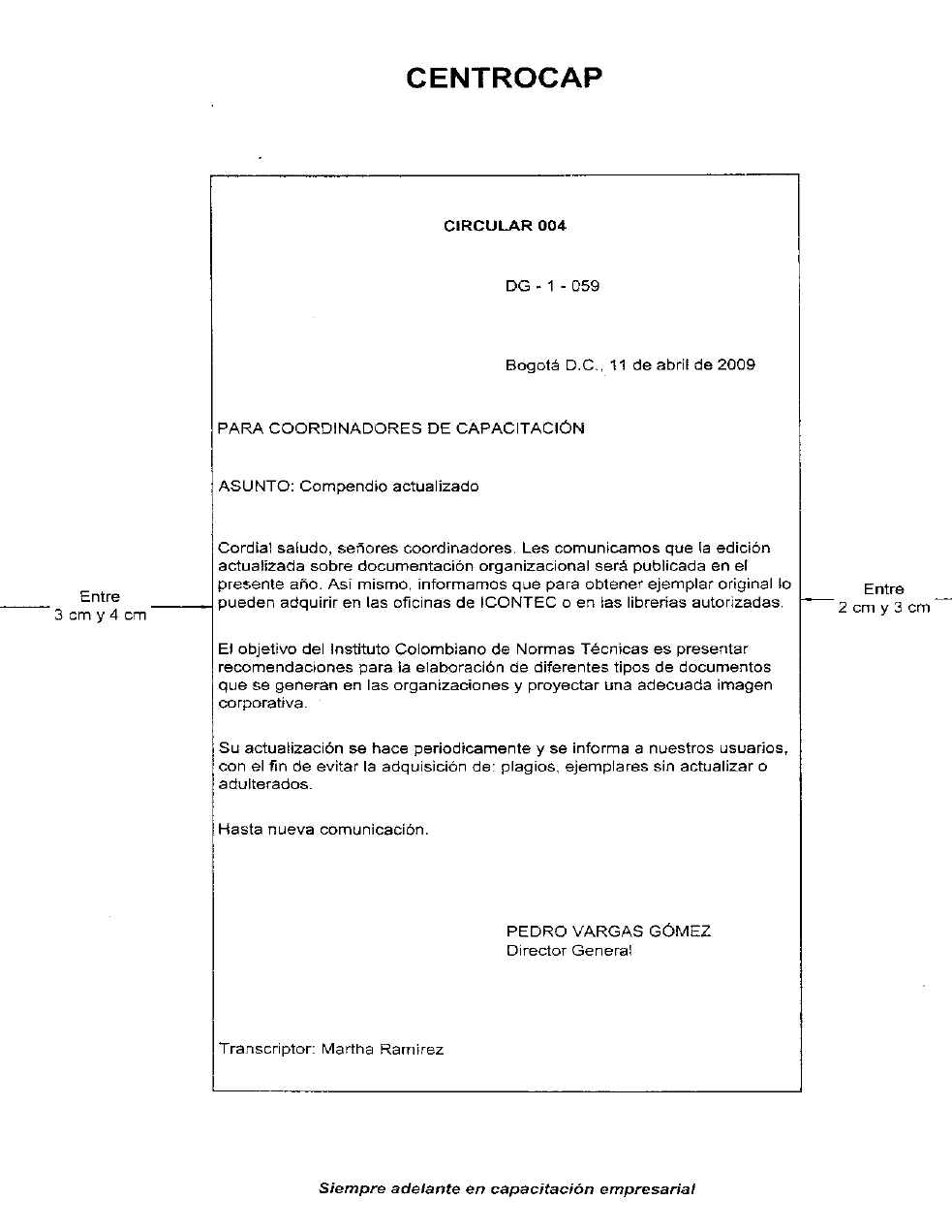 REDACTA CON ESTILO : LA CIRCULAR