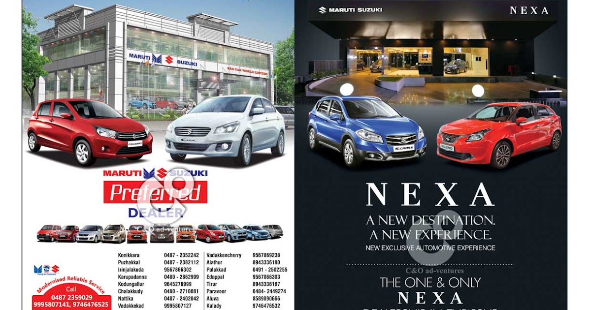 C & O ad-ventures: NEXA New Showroom Inauguration Brochure