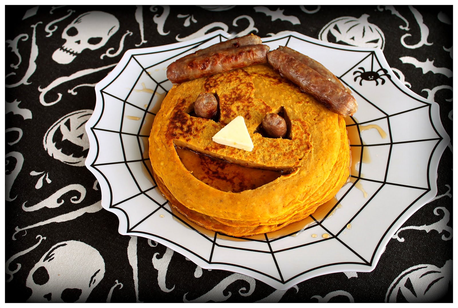 *~my house is cuter than yours~*: Jack O' Lantern Pumpkin Pancake Mask