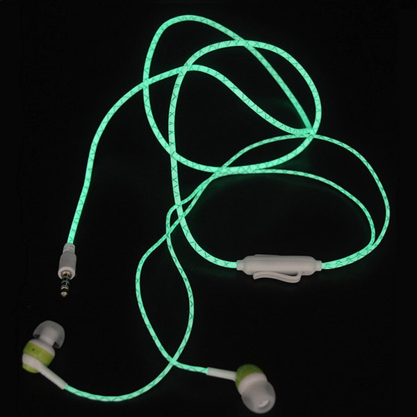 طلباتك: Cool Led Earphone Luminous Neon Headset With Microphone Night ...
