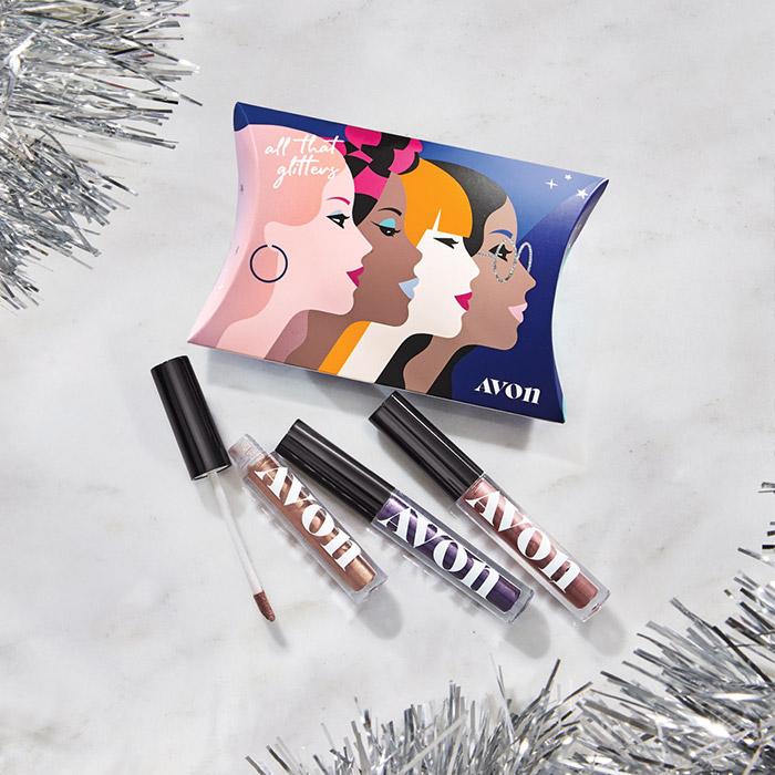 The New Avon Catalog: All That Glitters Glimmershadow Set