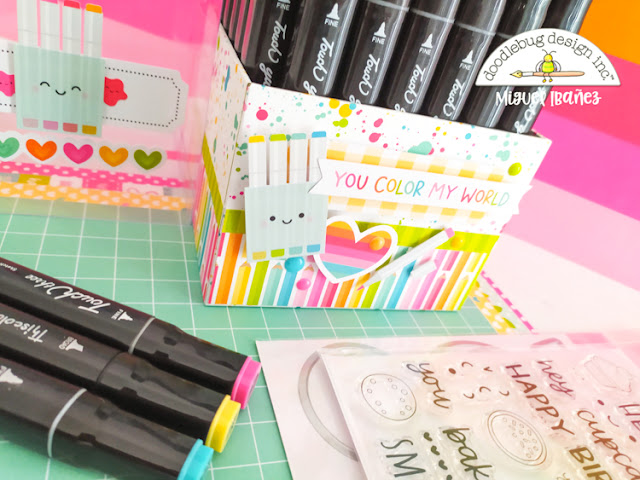 Doodlebug Design Inc Blog: CUTE & CRAFTY MARKER BOX | with Miguel