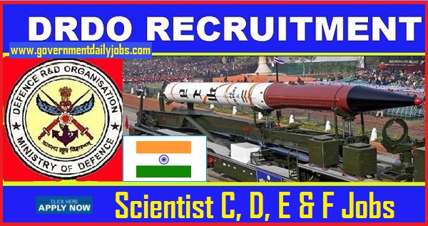 DRDO RECRUITMENT 2019: APPLY FOR 40 SCIENTIST POSTS