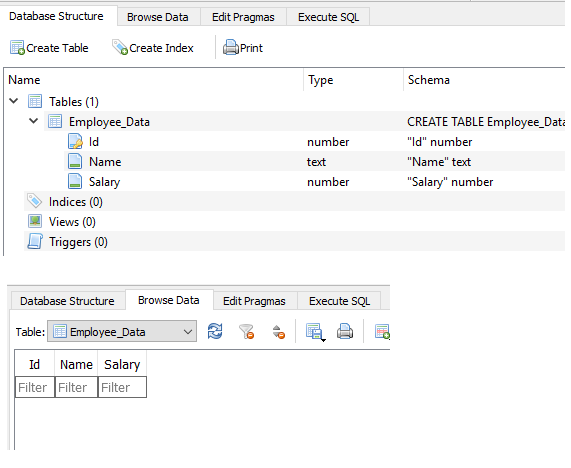 How To Create Table In Sqlite3 Database Using Python 9545