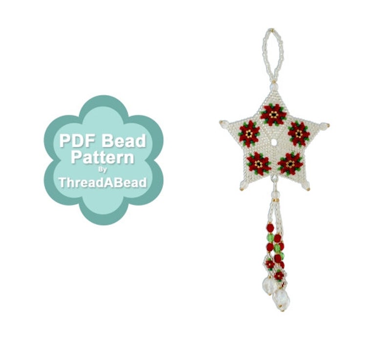 8 Beaded Star Tutorials and Patterns by ThreadaBead / The Beading Gem