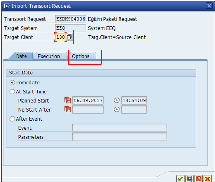 SAP Request Taşıma - ERP Sistemleri & İş Zekası