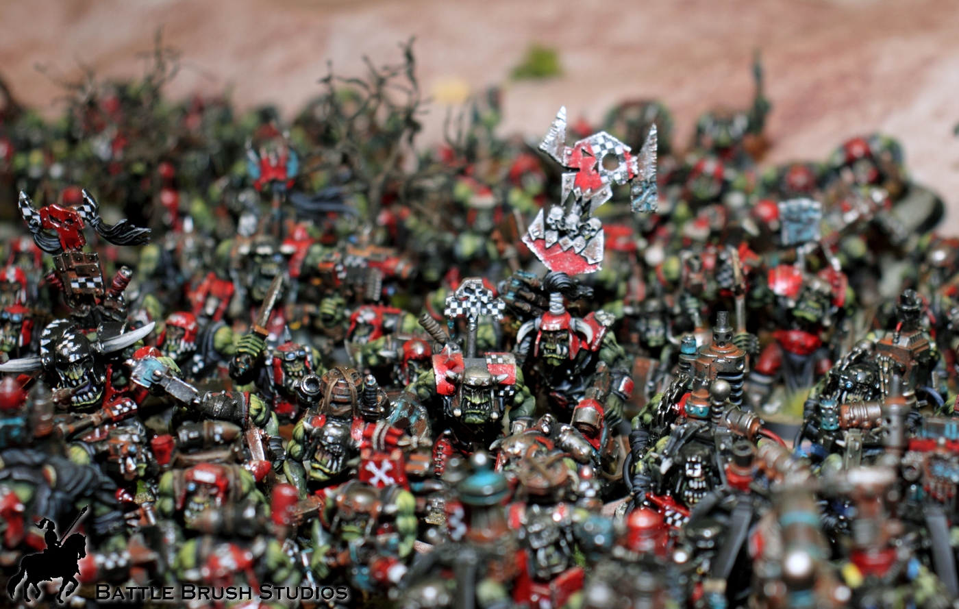 Battle Brush Studios: Showcase: Orks Army Shots