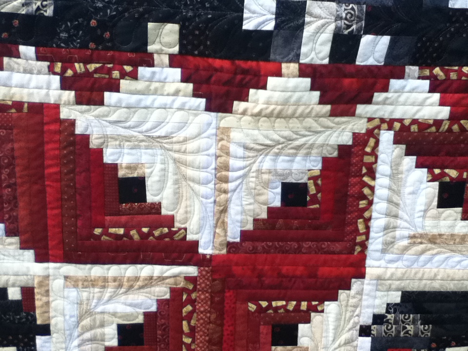 quiltmekiwi: 1 xmas item, log cabins & Anzac day.