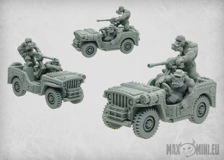 Tabletop Fix: MaxMini - Orc Alliance Willys