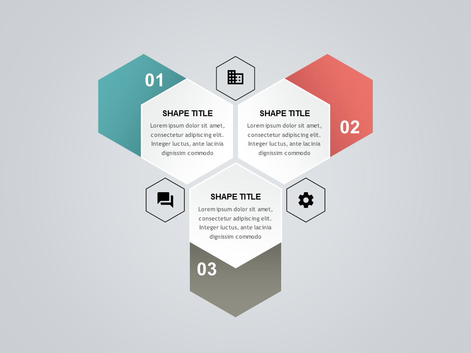 Hive Inverse Triangle PowerPoint Templates - PowerPoint Free