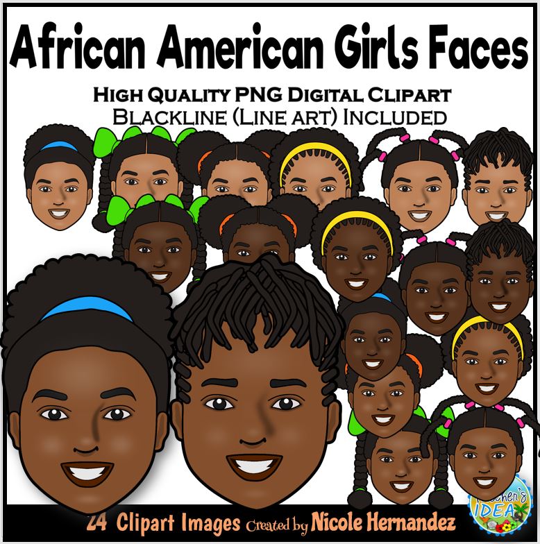 A Teacher's Idea: African American Kids Clip Art