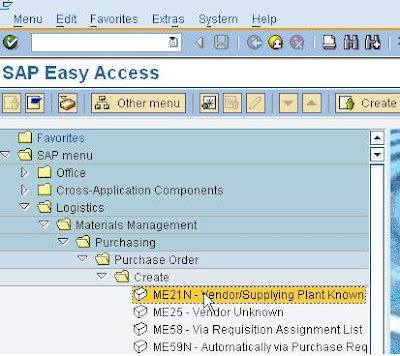 SAP User MM Manual - Create Purchase Order - T Code- ME21N