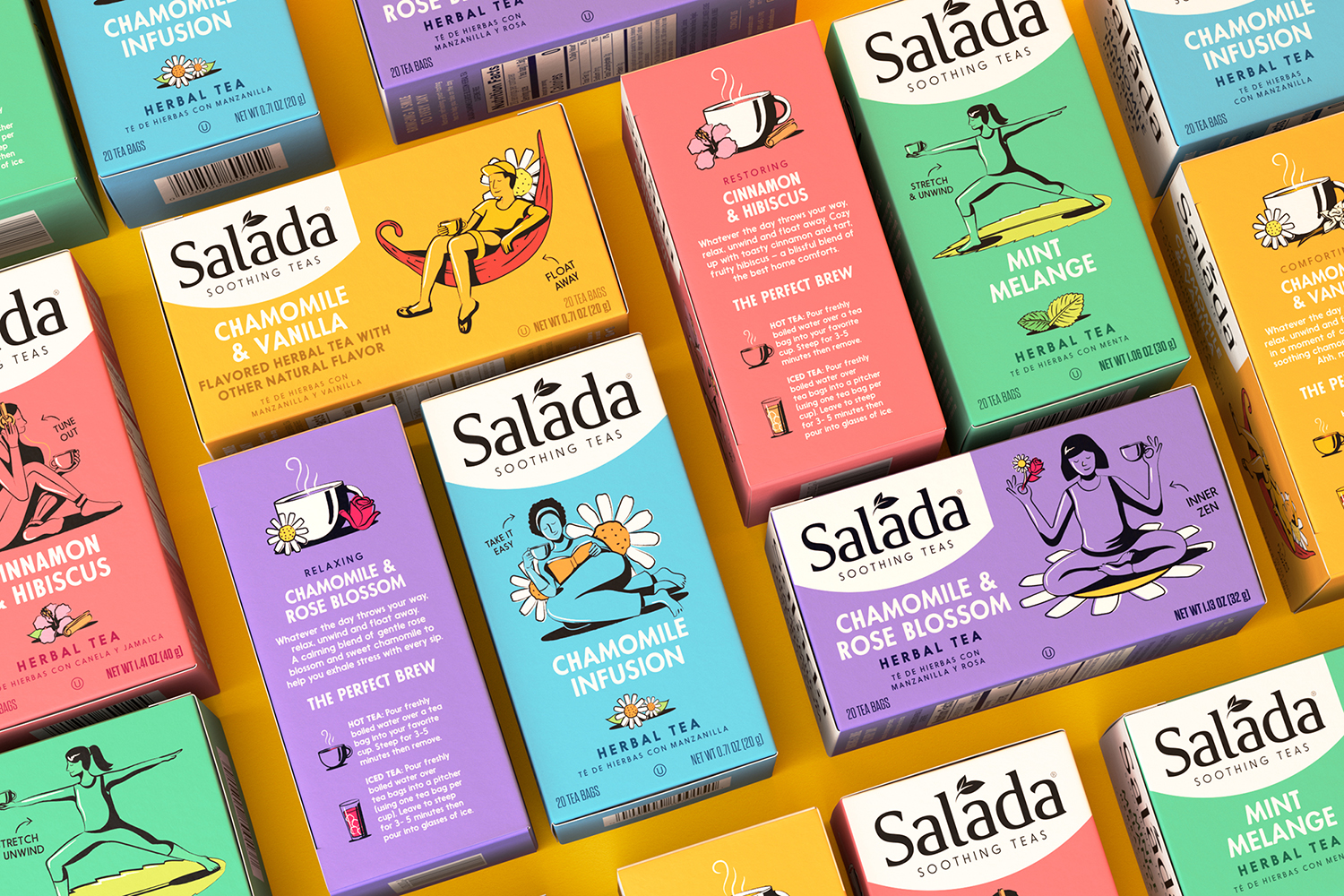 Salada Tea on Packaging of the World - Creative Package Design Gallery