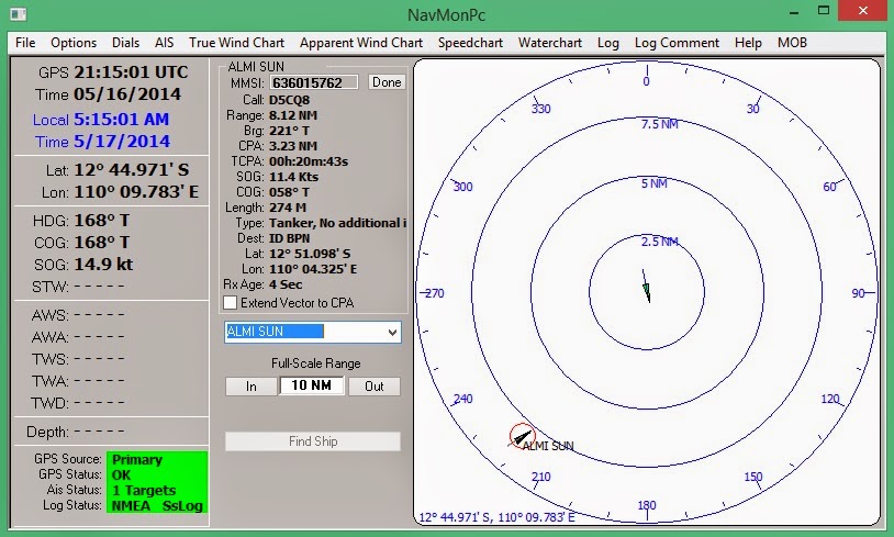 Mariners Leeway: NavMonPC