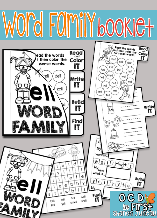 WORD FAMILY TIPS AND TRICKS | OCD in Elementary