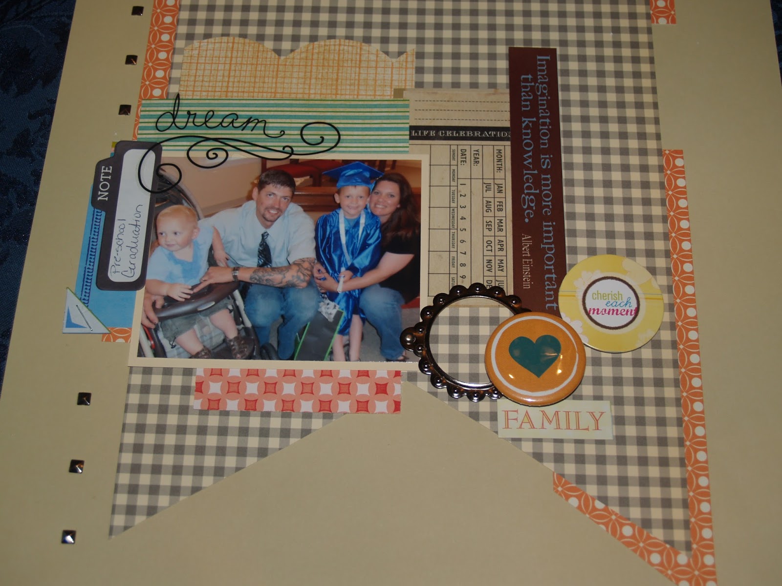 My Monthly Challenge: Scrapbook Pages