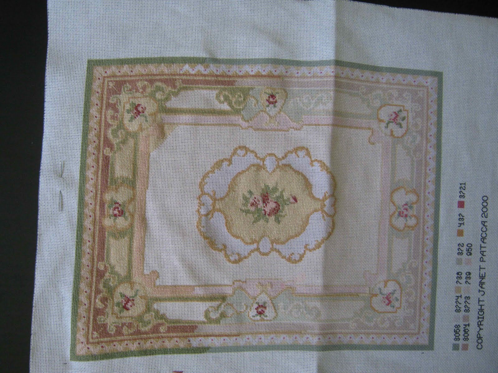 Knotty By Nature: Mini petit point rug