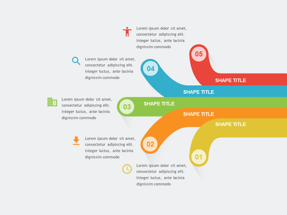 Curve Linear PowerPoint Templates - PowerPoint Free