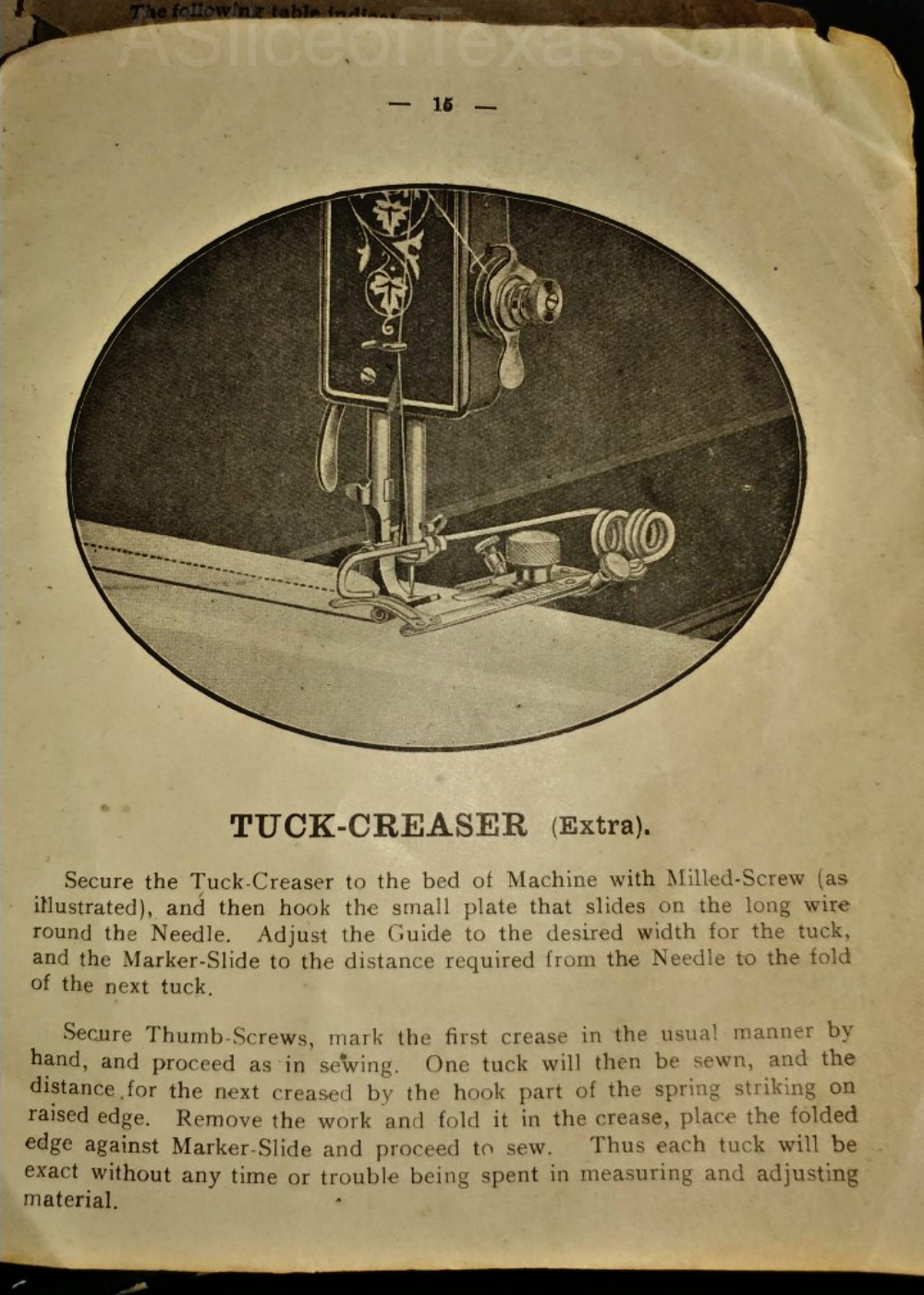 A Slice of Texas blog : ANTIQUE HAND CRANK OWNERS MANUAL - Jones Family ...