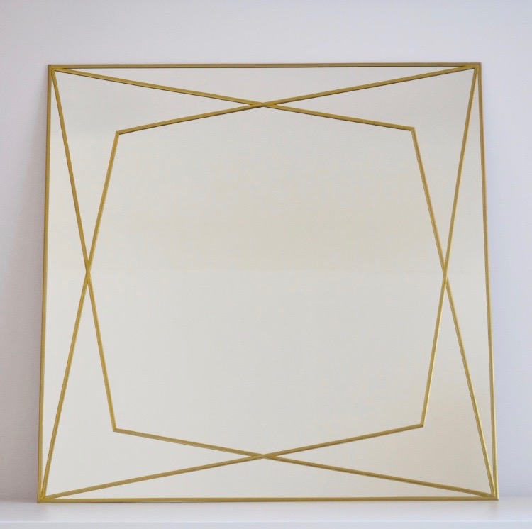 DIY Home Decor | Geometric Mirror | The Things She Makes