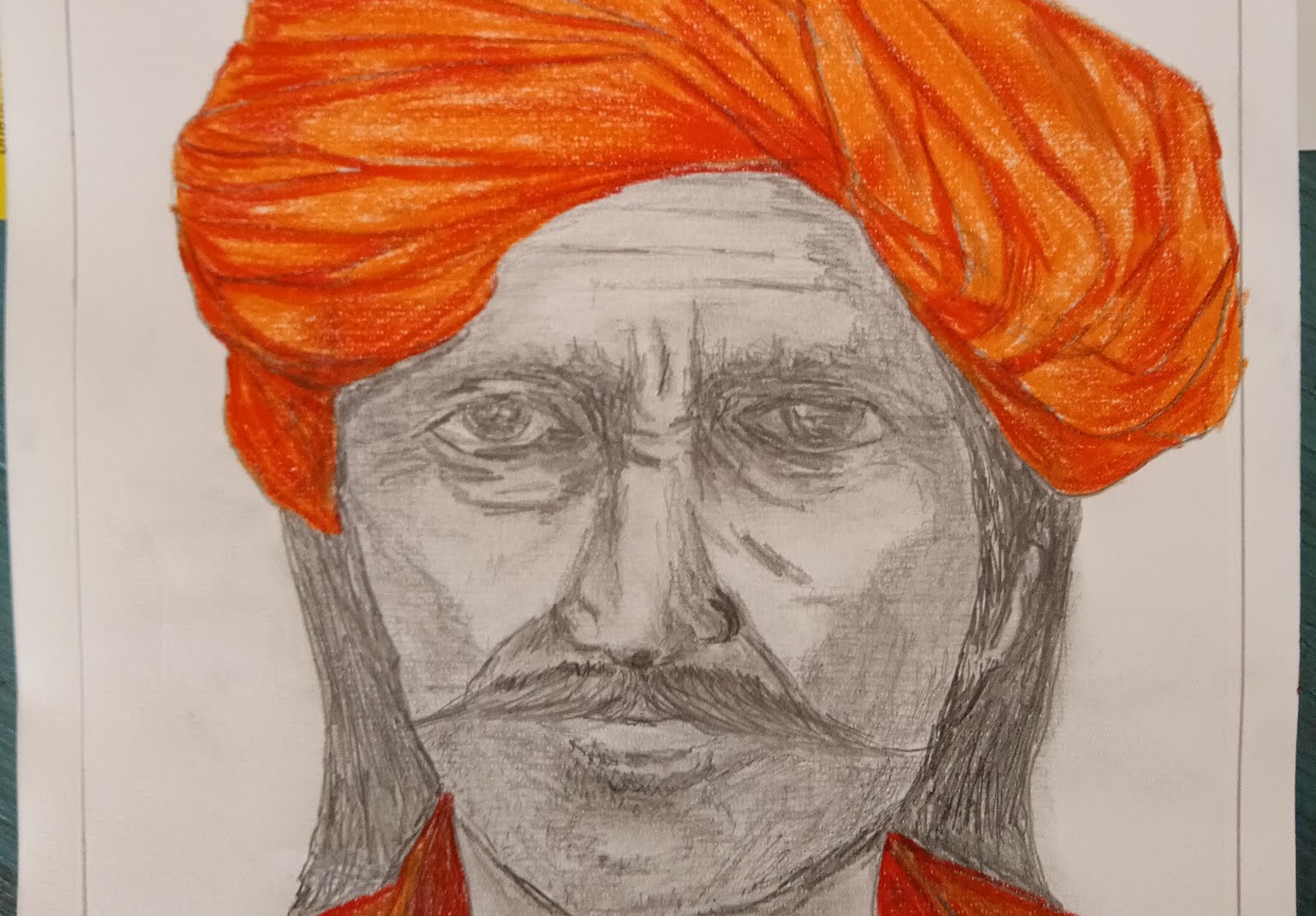 Abstract art drawing