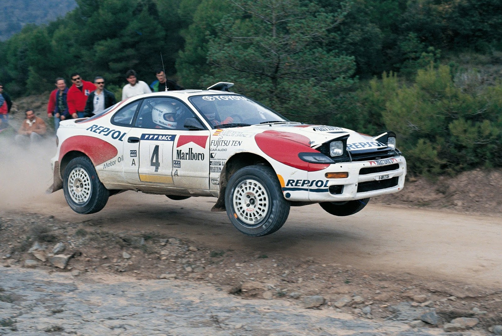 4 Carlos SAINZ - Luis MOYA Toyota Celica Turbo 4WD (ST185) 28 Rally ...
