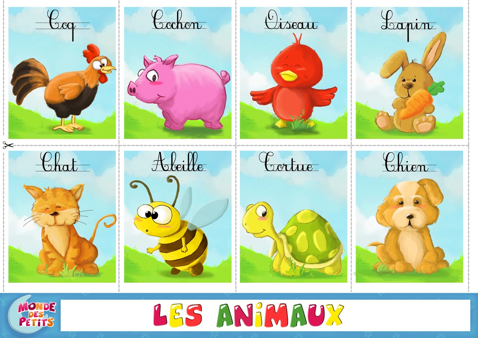 J'aime SEK: Les animaux