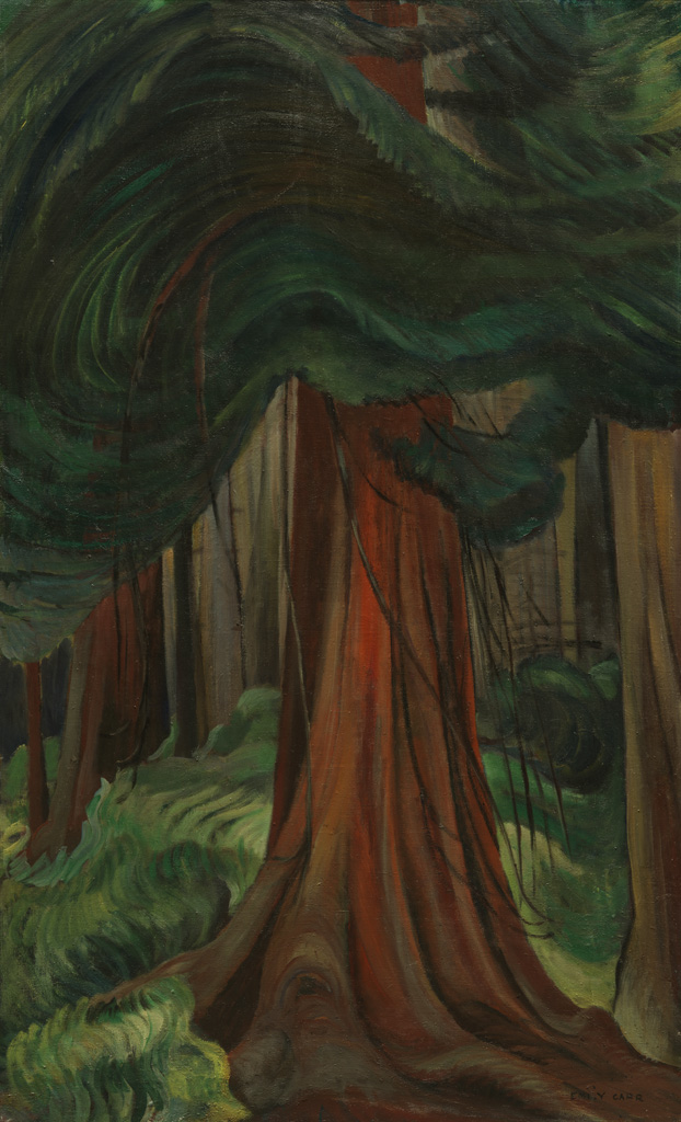 a faithful attempt: Emily Carr Style Forest Painting