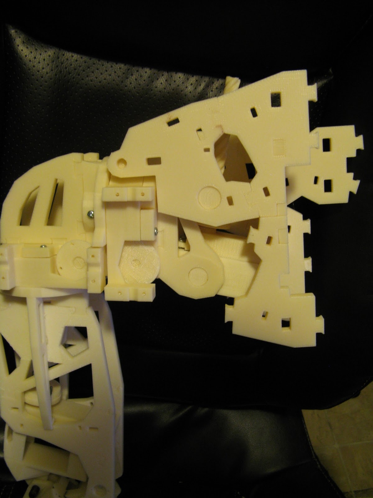 Haptic Telepresence Blog: Left arm of Inmoov robot complete