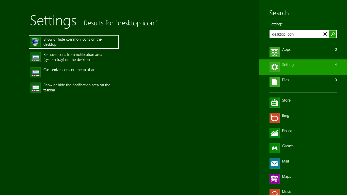 Làm thế nào để hiển thị và ẩn các Desktop Icons trong Windows 8